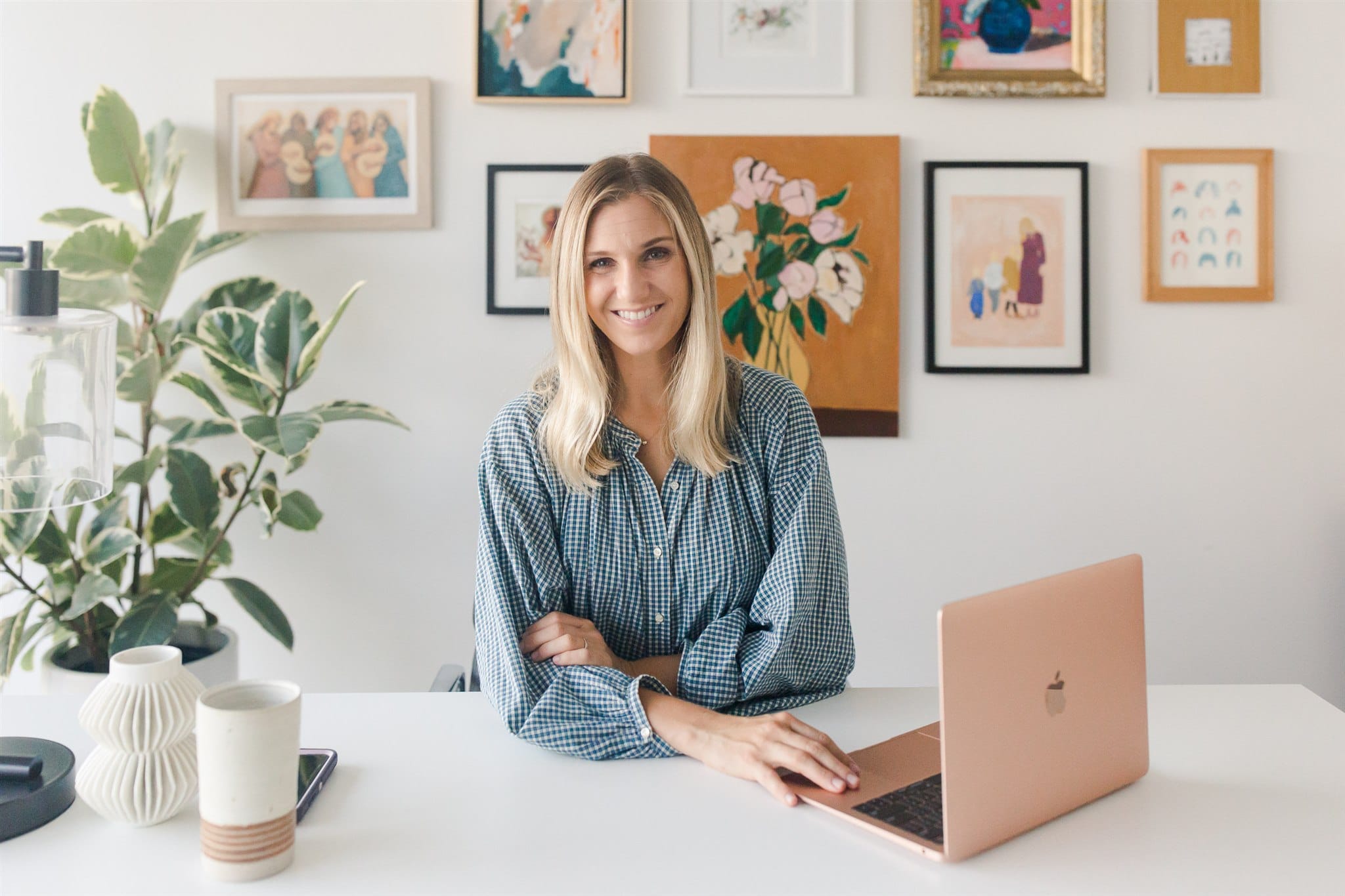 Take a Tour of Andrea's Head Mama Office Space